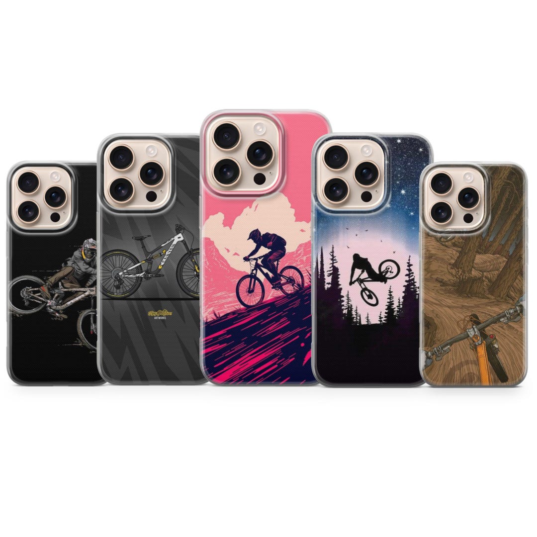 Mountain Bike Phone Case MTB Cycling Cover for iPhone 17 Pro Max, 16e ...