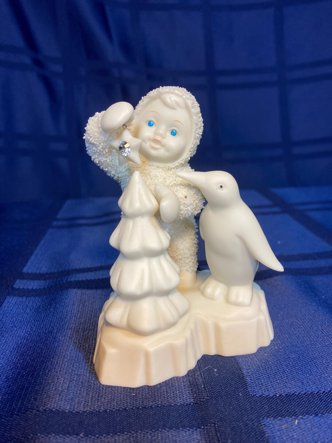Snowbaby "make It Shine" Snow Angel With Penguin & Swarouski Crystal ...