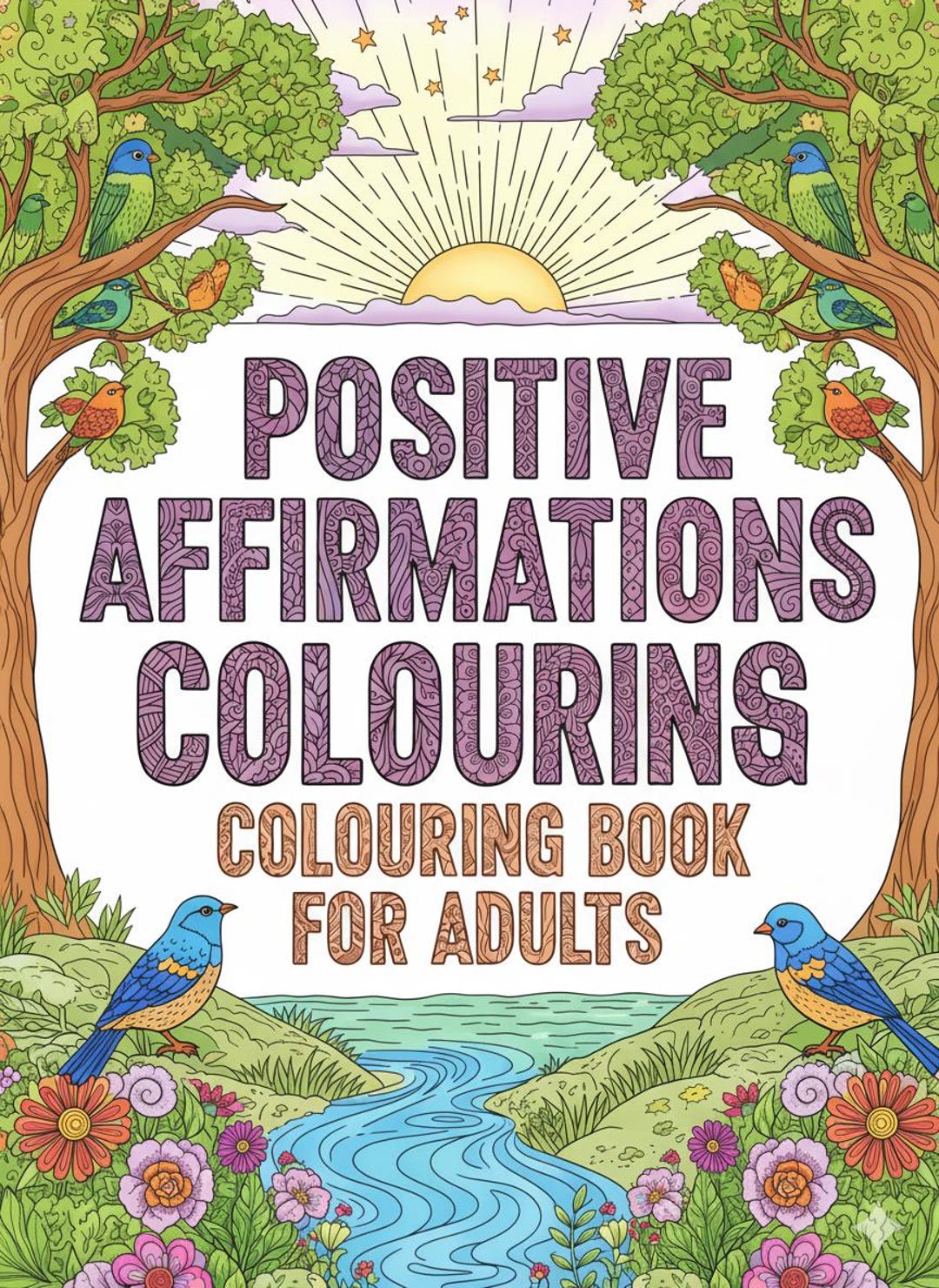 20 Affirmations Coloring Pages | Mindfulness Quotes, Floral Mandalas ...