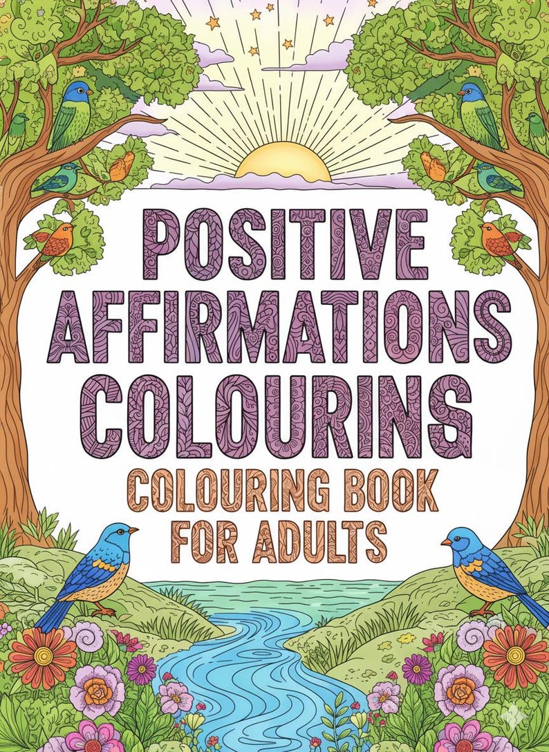 20 Affirmations Coloring Pages | Mindfulness Quotes, Floral Mandalas ...