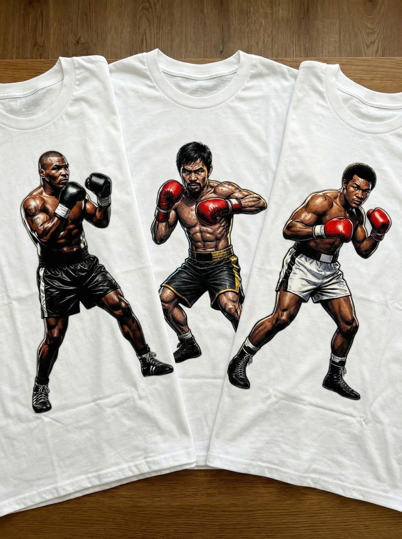 Boxer Legends PNG Bundle, Sports T-shirt Designs (digital Download) - Etsy
