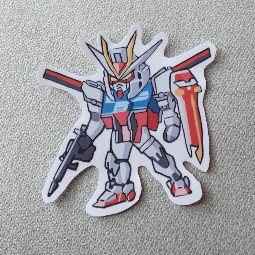 Chibi Gundam Seed Striker Sticker - Etsy