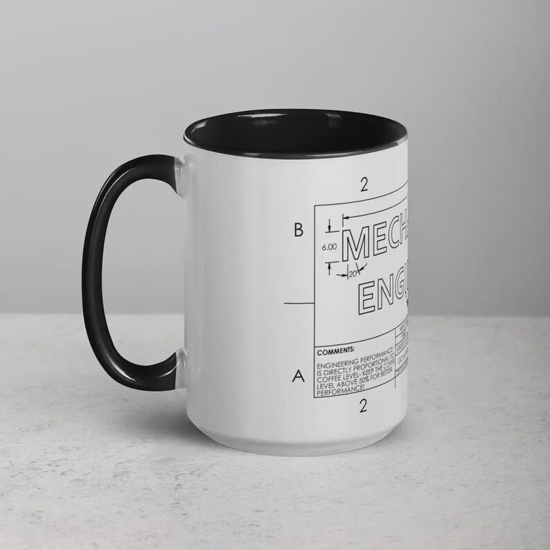 Engineer Mug Mechanical Engineer Coffee Mug for Engineer Technical ...
