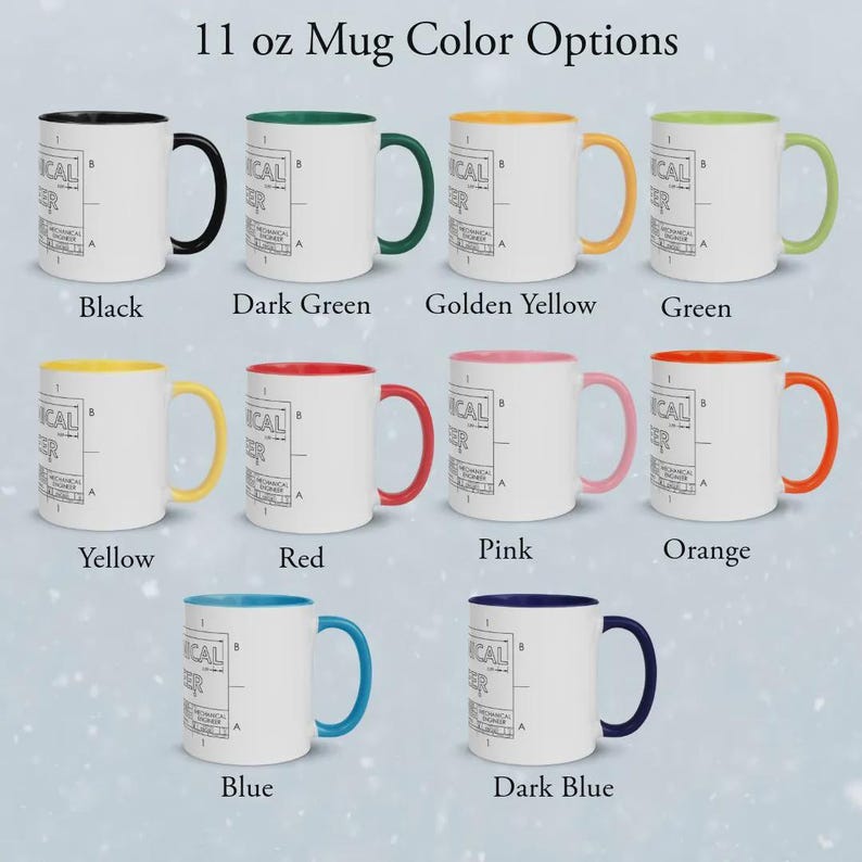 Engineer Mug Mechanical Engineer Coffee Mug for Engineer Technical ...