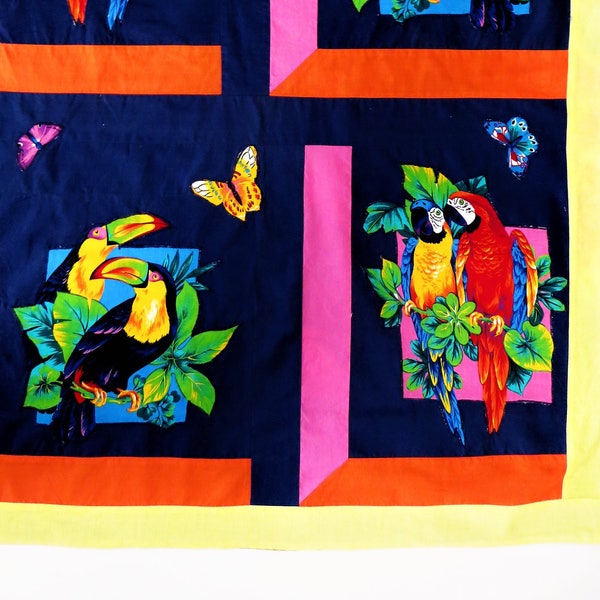 Parrot Quilt Pattern - Etsy