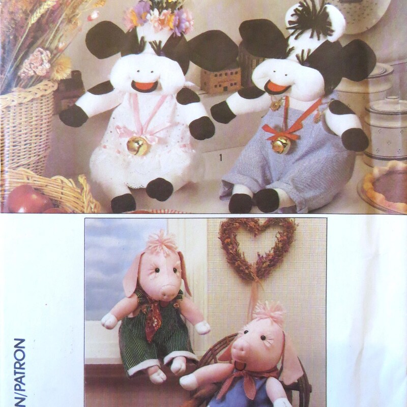 Stuffed Cow Sewing Pattern - Etsy