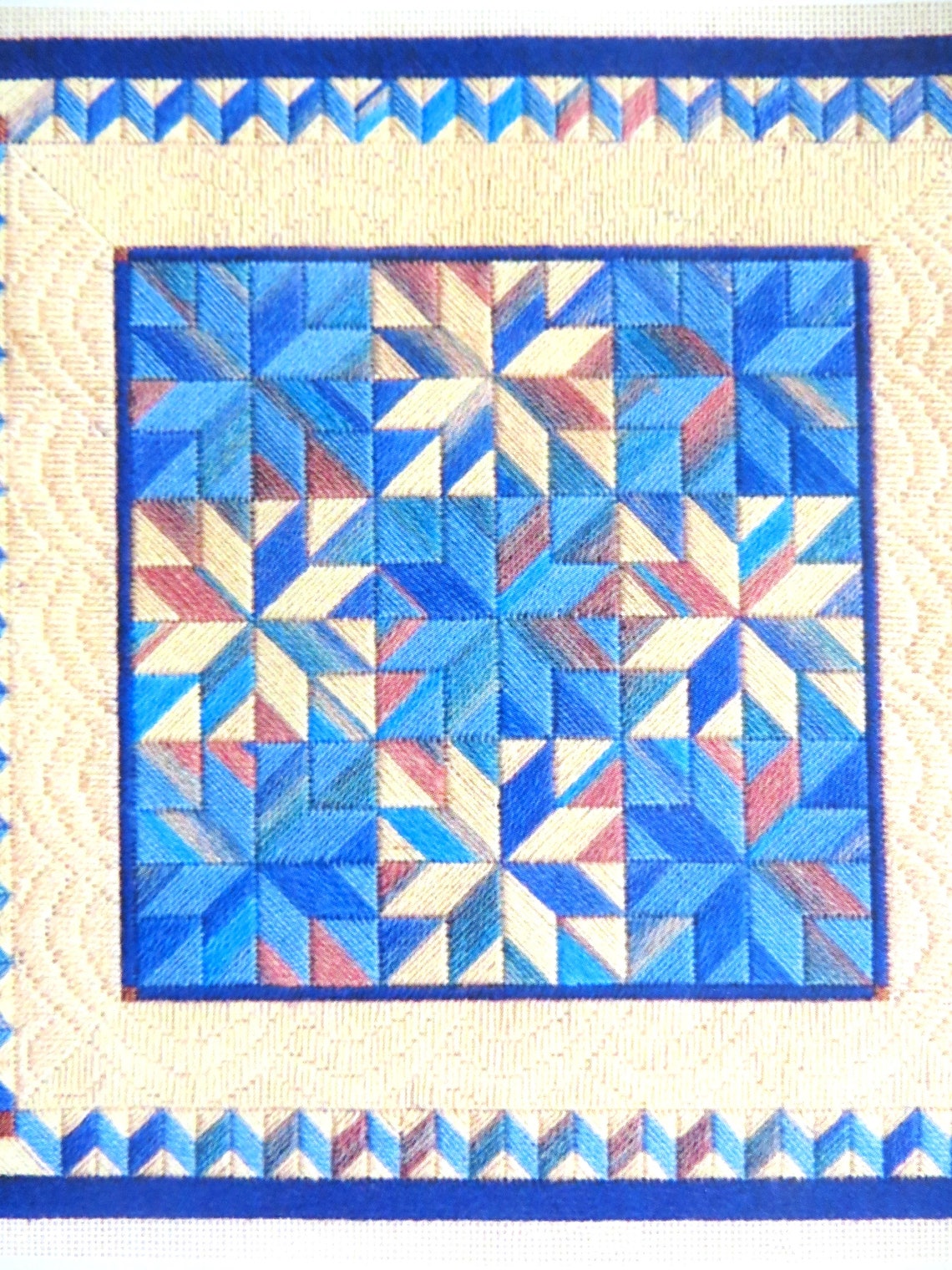 Lemoyne Star Laura J Perin CHART Pattern AQ045 for Needlepoint ...