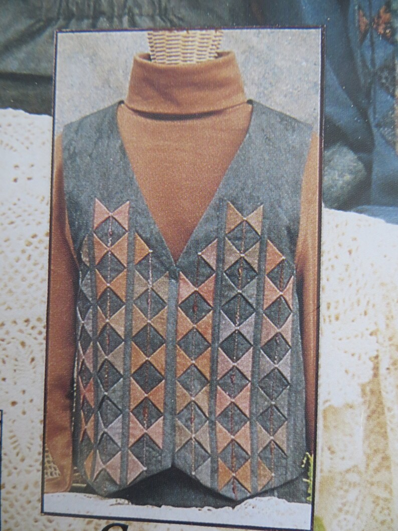Points on Parade Vest and Jacket Pattern, Sew Many Pieces 926, Rotary ...