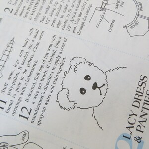 Teddy Bear and Dress Sewing Pattern, Little Kimberly, Mccall's Creates ...