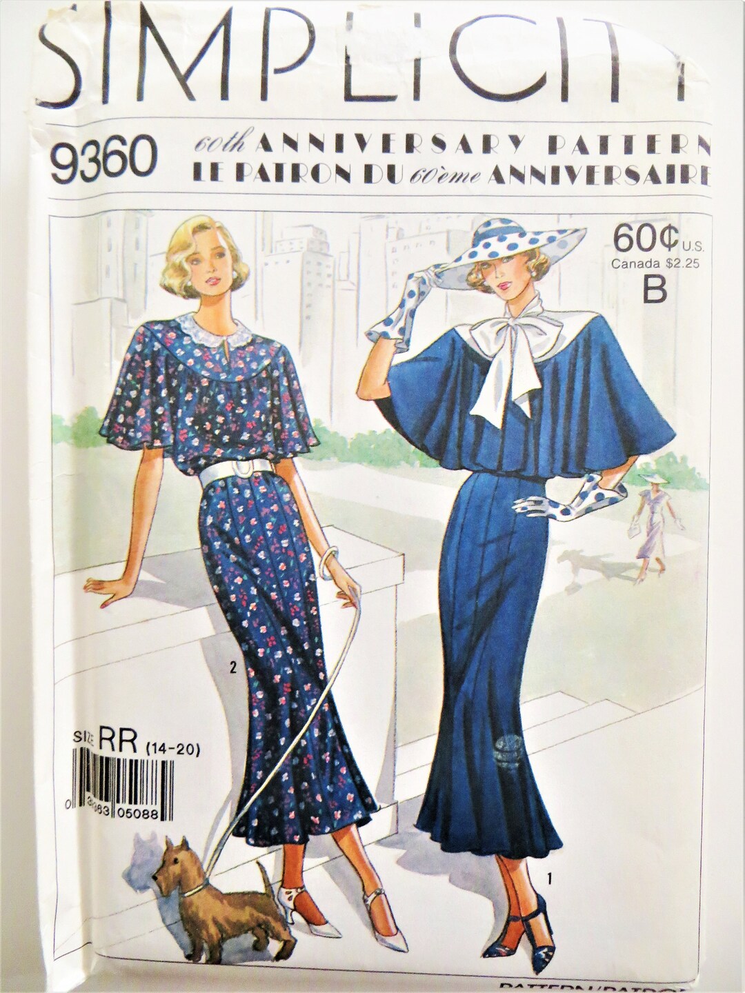 Simplicity 9360 Sewing Pattern, Size 6 to 12, Reproduction 30s Day ...