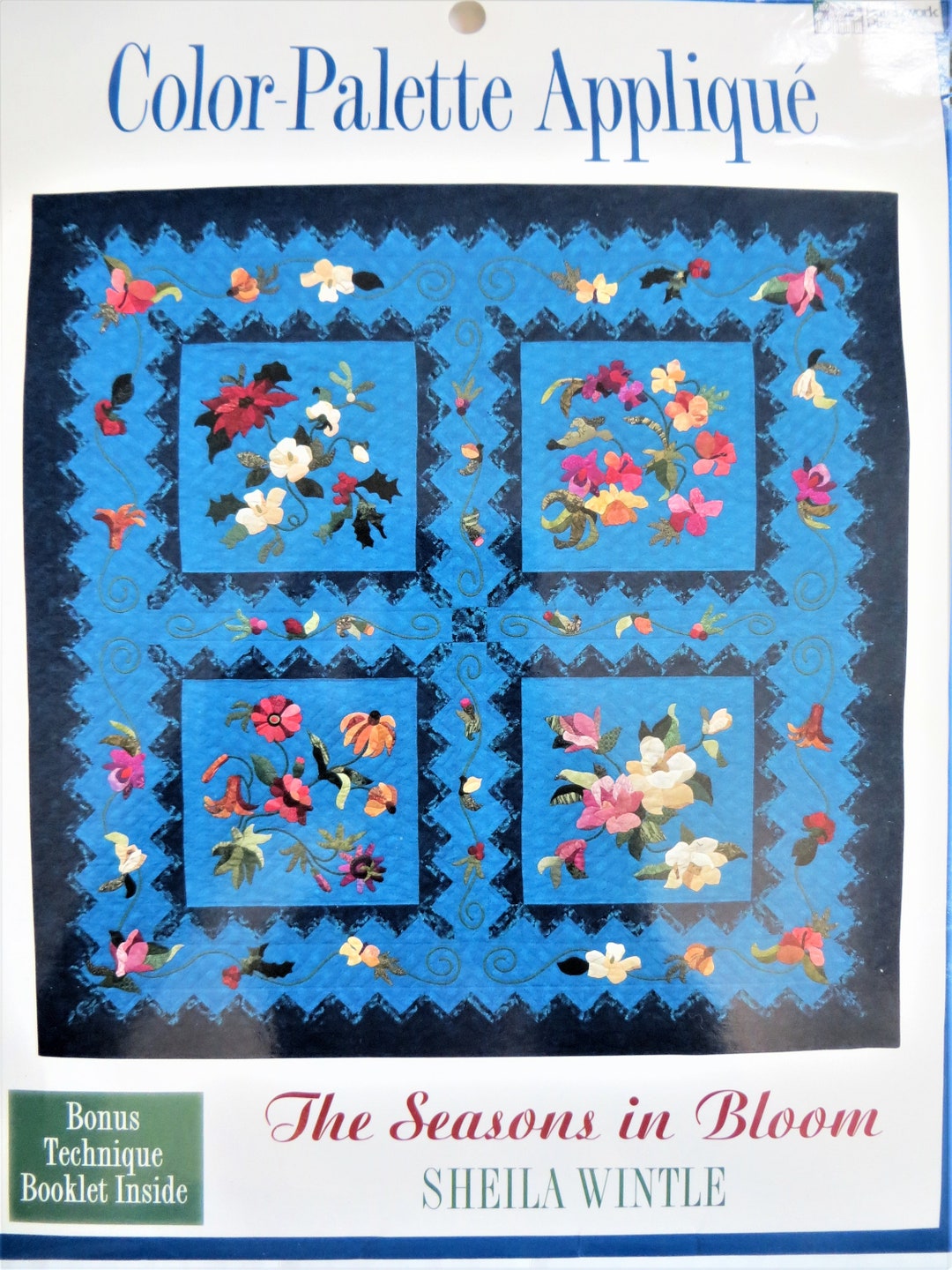 The Seasons in Bloom Quilt Pattern, Floral Applique Sheila Wintle ...