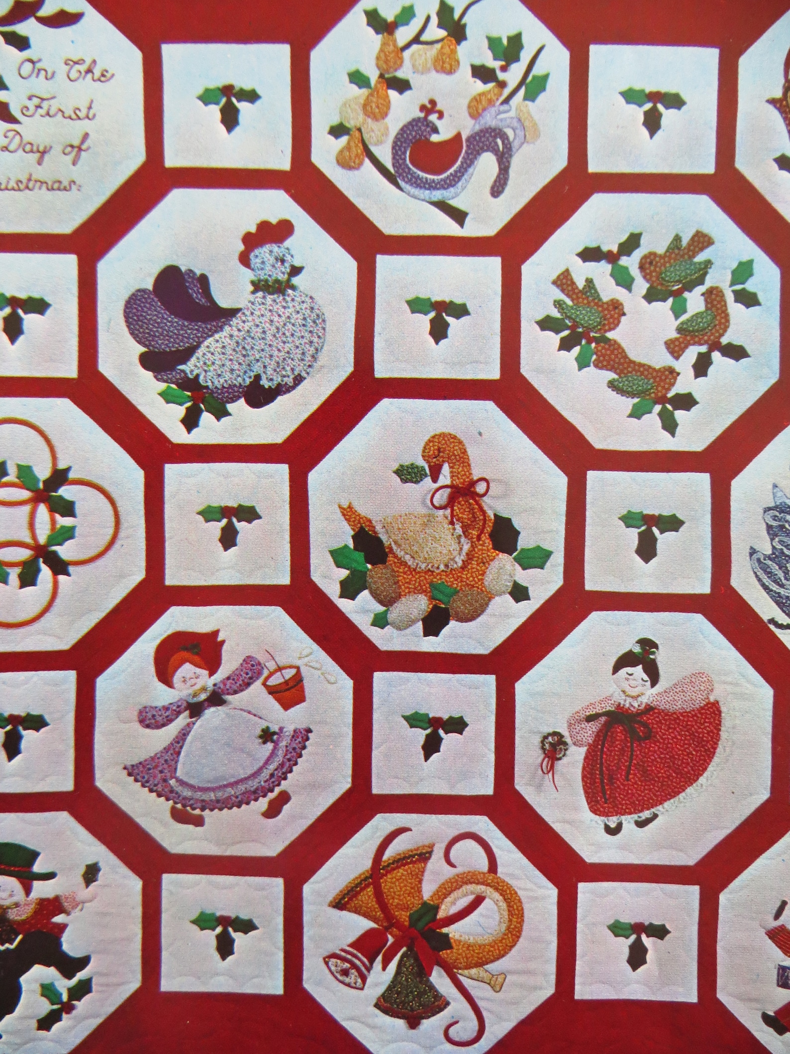 12 Days of Christmas Quilt Pattern on the First Day of | Etsy