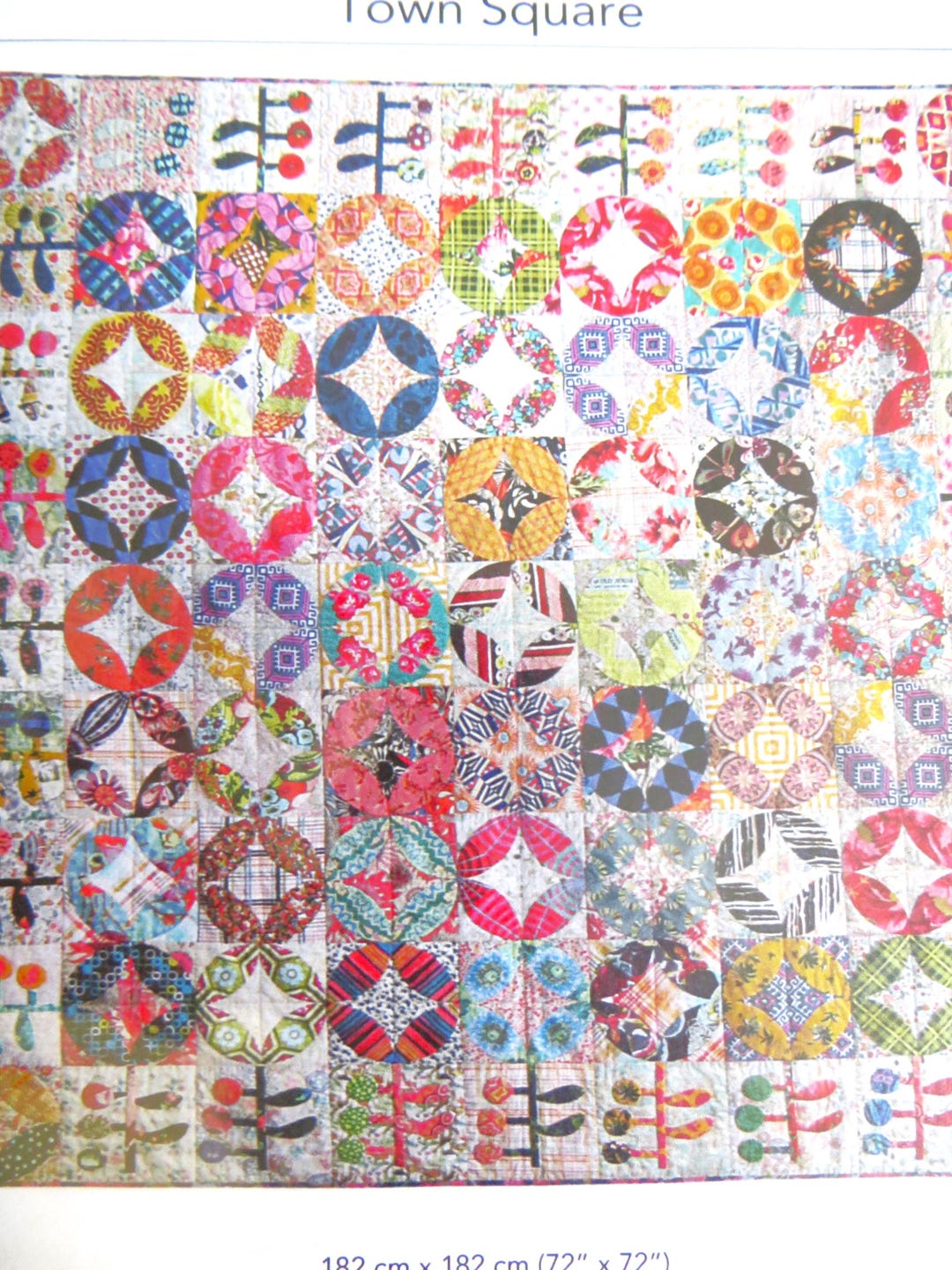 Megan Manwaring Quilt Pattern "town Square" Australia for a 72 X 72 ...