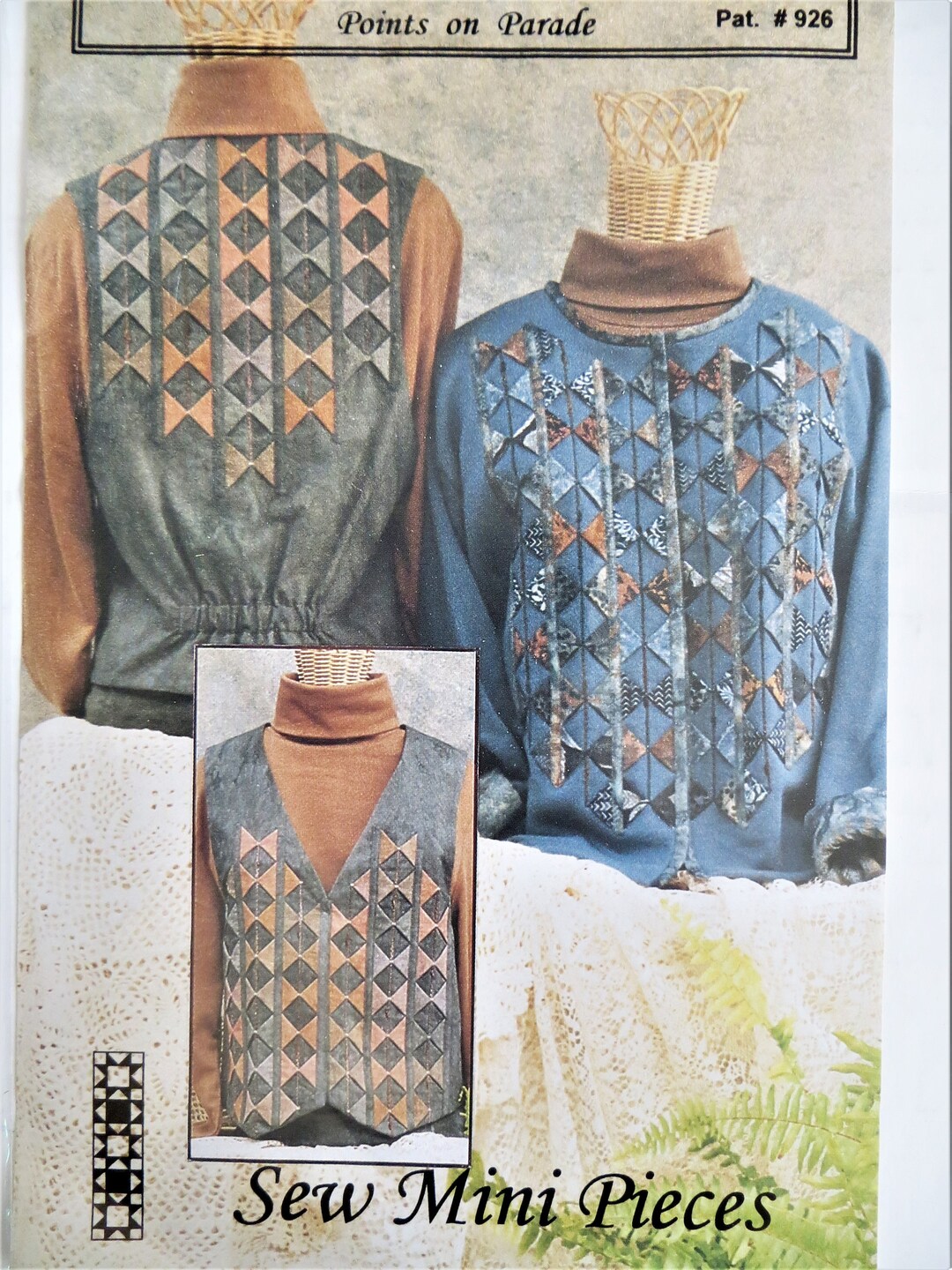 Points on Parade Vest and Jacket Pattern, Sew Many Pieces 926, Rotary ...