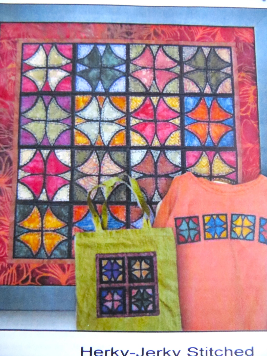 Stained Glass Kaleidoscope Quilt Pattern, Kathleen Parman Bright Ideas ...