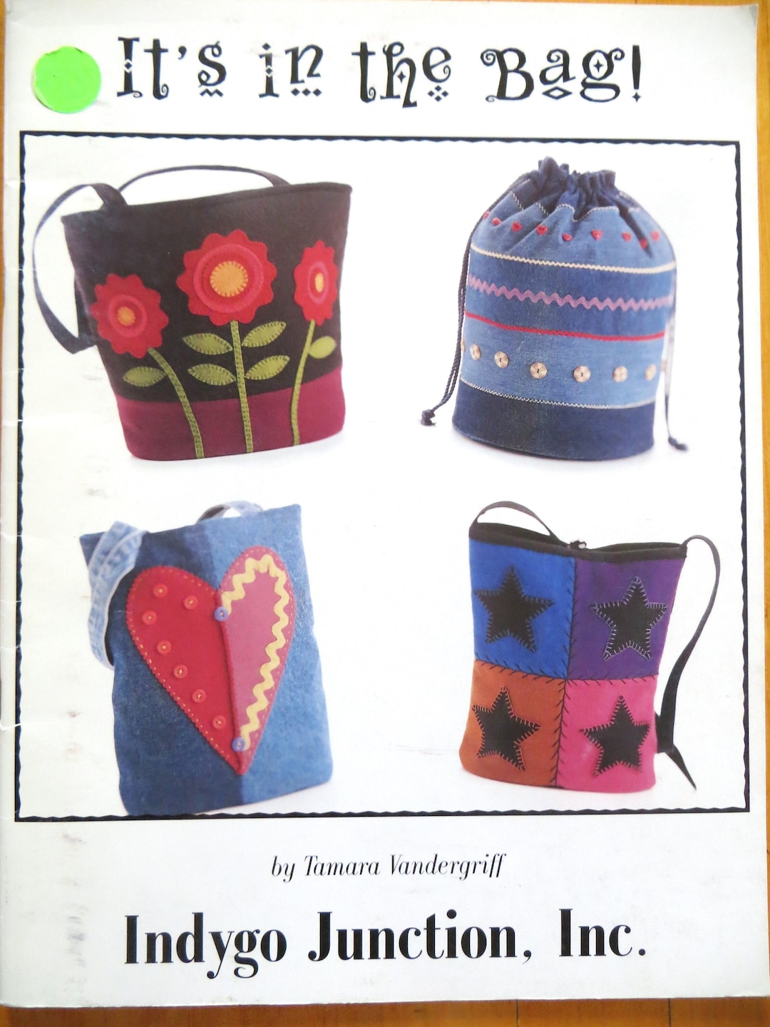 It's in the Bag Pattern Booklet 12 Purse Tote Projects Indygo Junction ...
