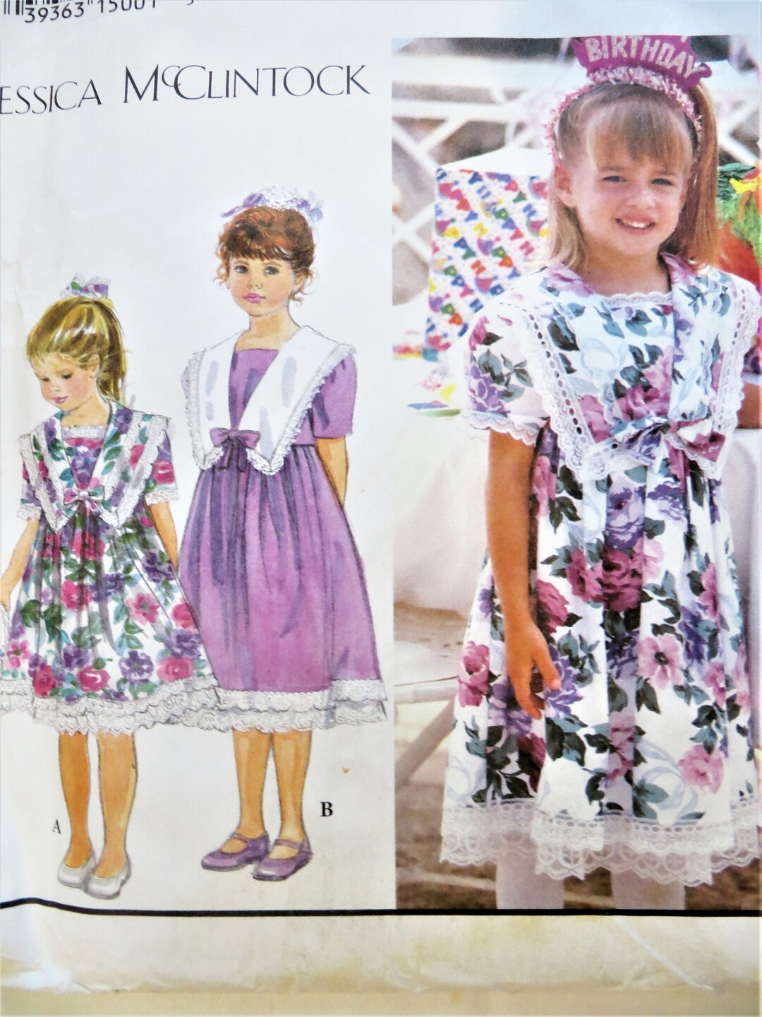 Jessica Mcclintock Girl's Dress Pattern Simplicity 8840 - Etsy