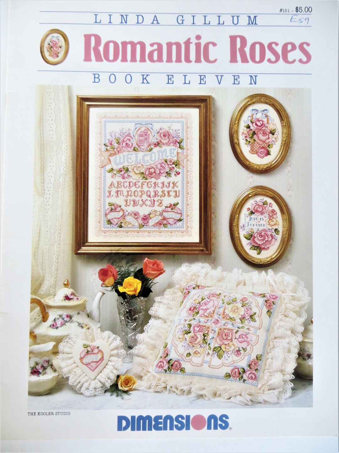 Romantic Roses Counted Cross Stitch CHARTS/PATTERNS, Linda Gillum Book ...