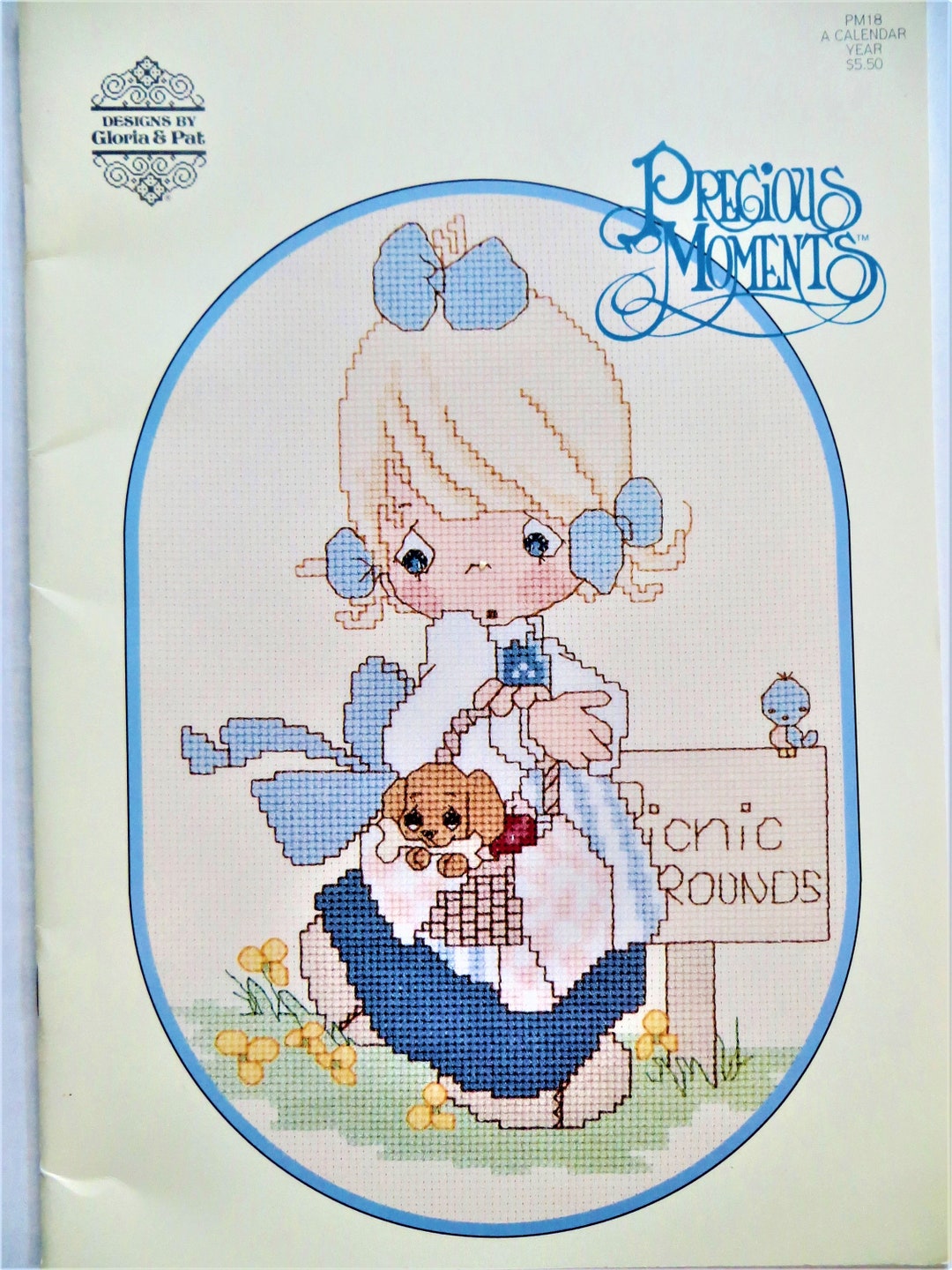 Precious Moments Counted Cross Stitch CHARTS PATTERNS PM18 A Calendar ...