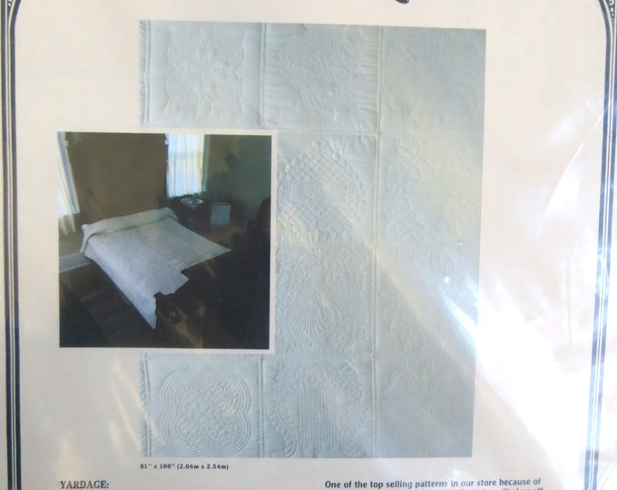 Victorian All White Quilt Pattern 104, Quilt Country Terry Thompson ...
