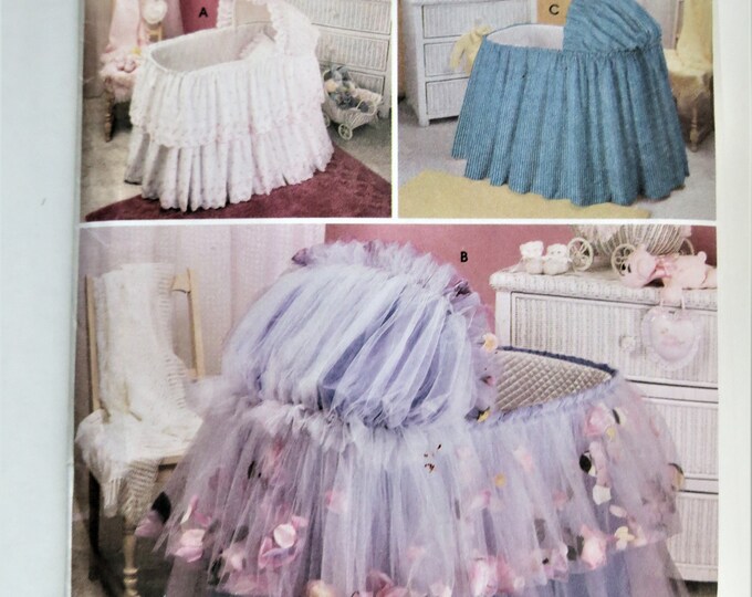 Bassinet Accessories Pattern, Simplicity 9145 Nursery, Baby Bassinet ...
