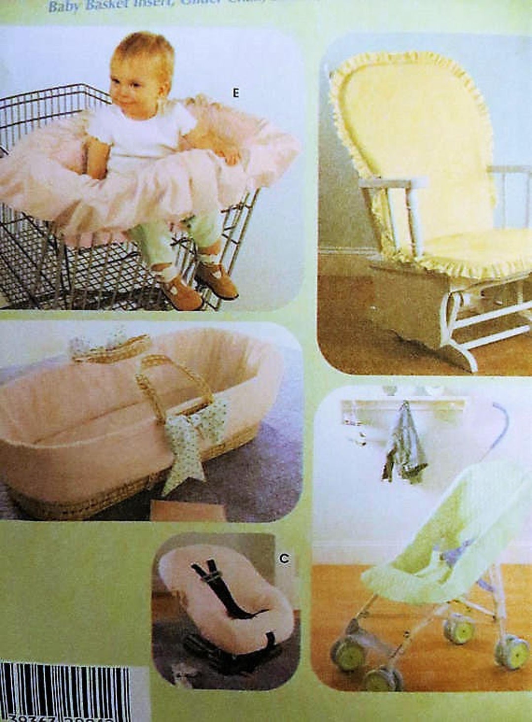Simplicity 4636, Baby Accessories Sewing Pattern, Baby Basket Insert ...