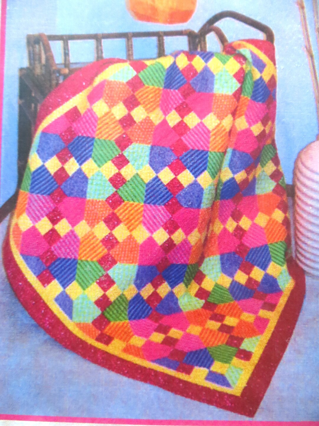 Chinese Checkers Quilt Pattern for Fat Quarters, the Quilt Branch QB ...