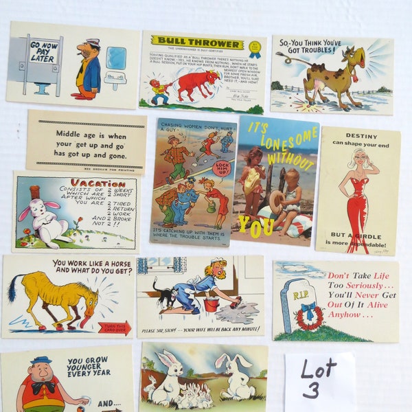 Comic Postcards - Etsy