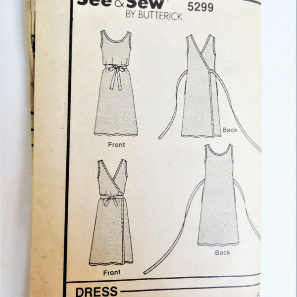 Wrap Front Dress - Etsy