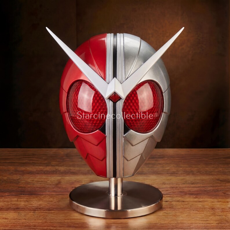 Kamen Rider Double Helmet, Tokusatsu Cosplay With LED Lights - Etsy