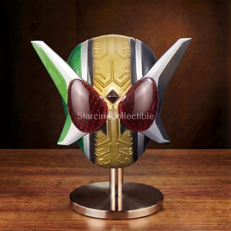 Kamen Rider Double Helmet, Tokusatsu Cosplay With LED Lights - Etsy