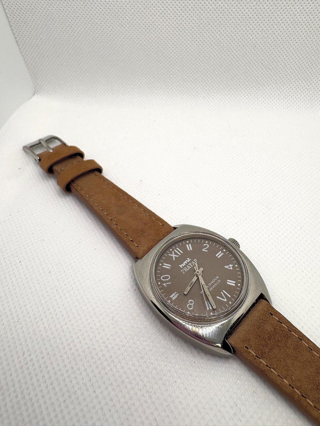 Vintage HMT Pratap Mechanical Watch – 17 Jewels – Brown Dial - Etsy