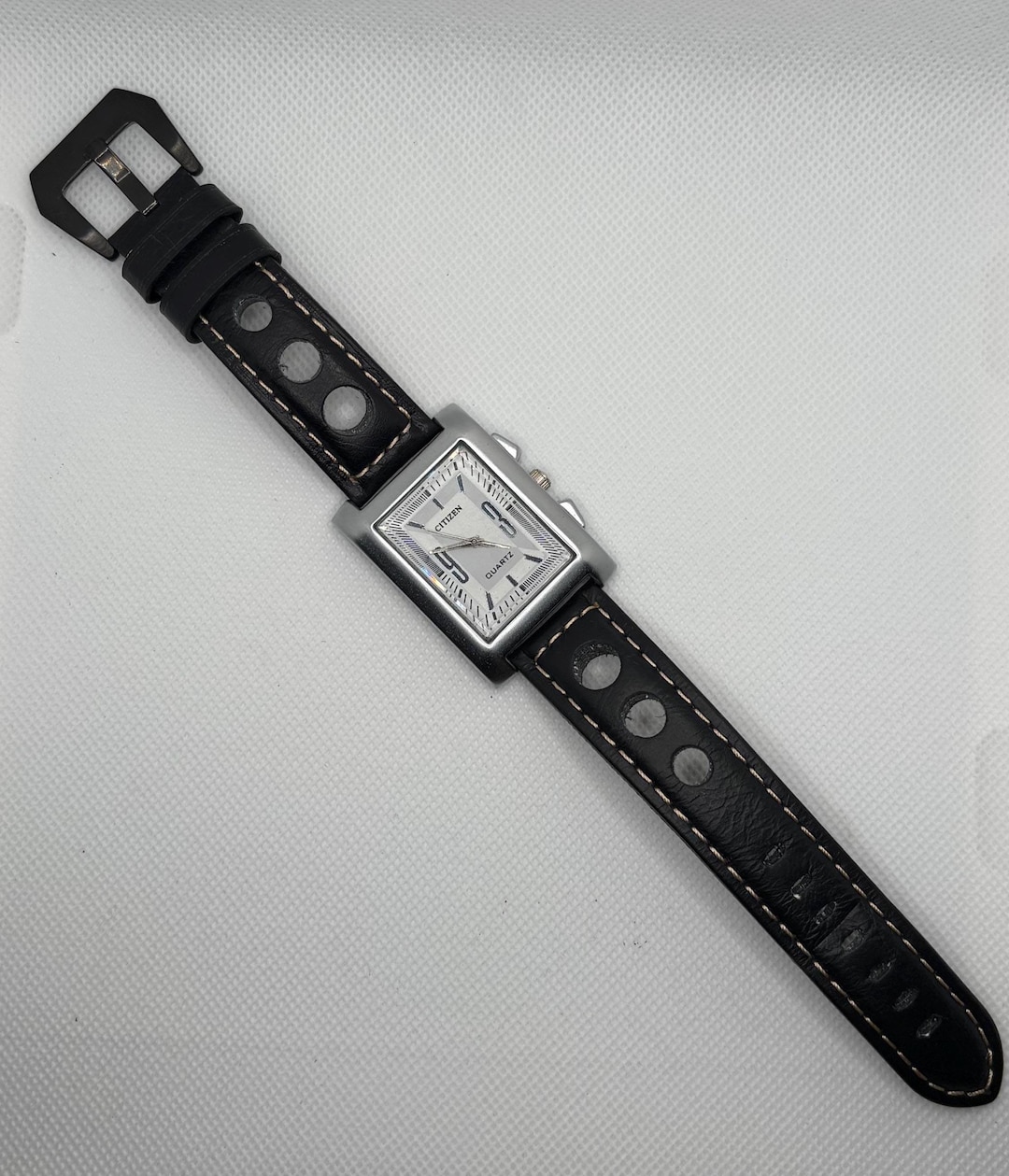 Citizen Quartz Tank Watch - Etsy