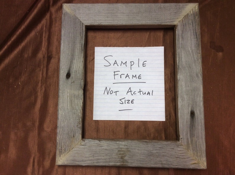 Flat 16x24 Barn Wood Picture Frame, Hand Crafted One at a Time. - Etsy