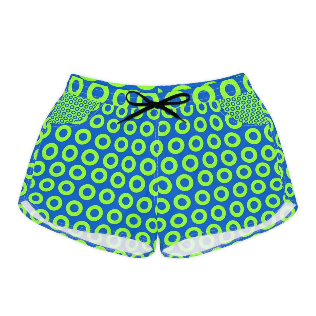Festival Shorts, Phish Inspired Clothing, Fishman Donut Pattern, Summer ...