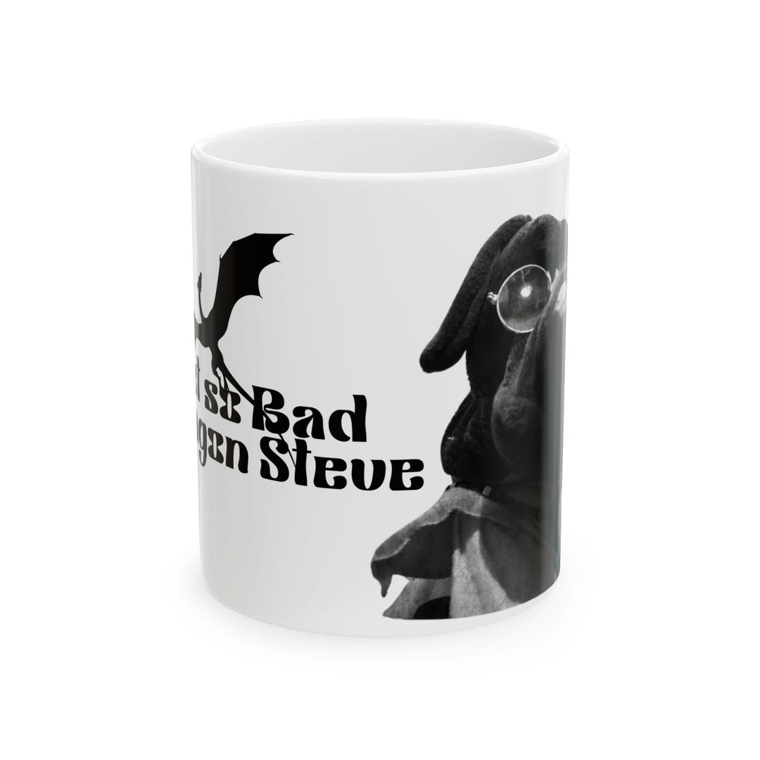 Vintage Bat & Dachshund Portrait Mug | Ceramic Coffee Cup - Etsy