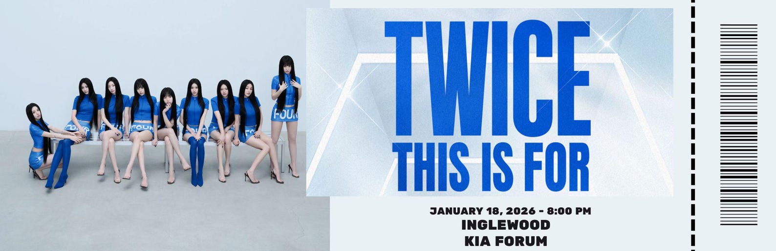 Twice [this is For] Printable Concert Ticket Template - Etsy