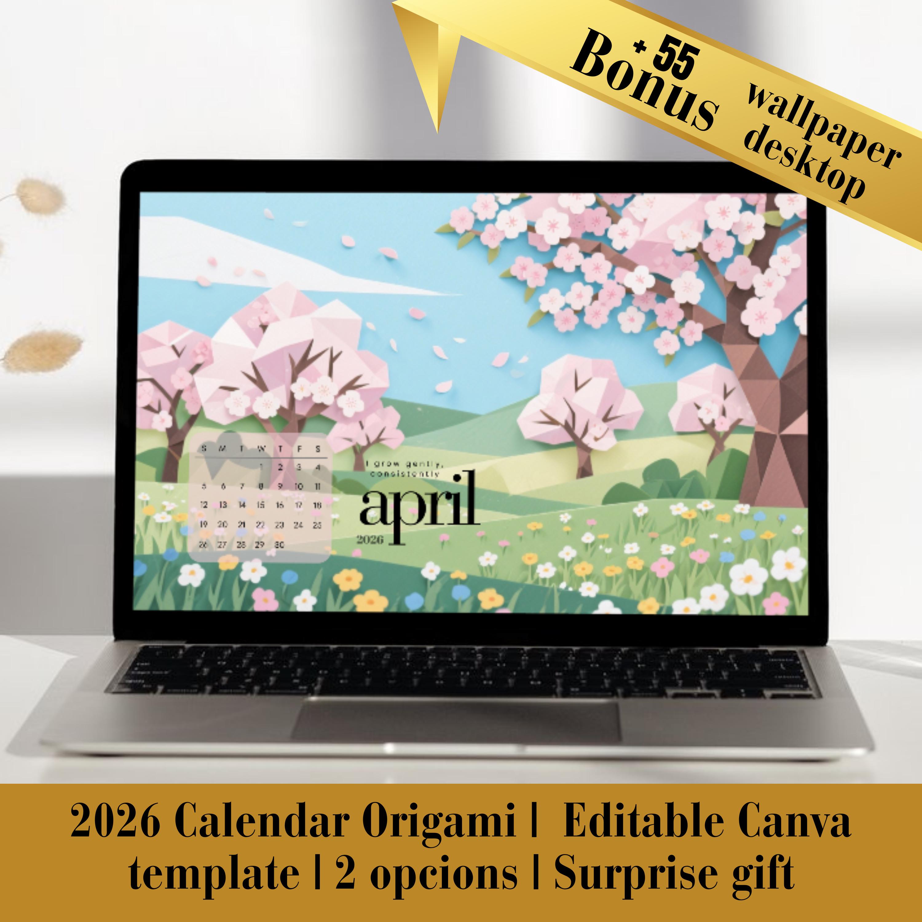 Pack de fonds d'écran calendrier 2026 | Plus de 60 arrière-plans ...
