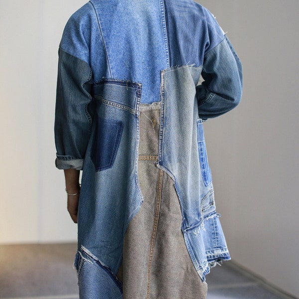 Denim Patchwork - Etsy