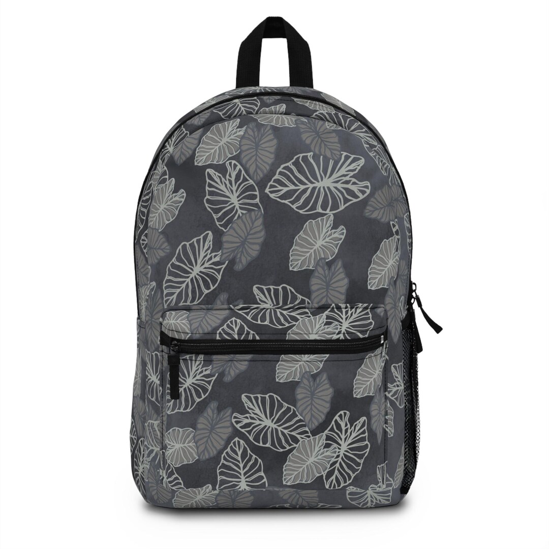 Kalo Taro Hawaiian Print Backpack, Watercolor Design, Back to School ...