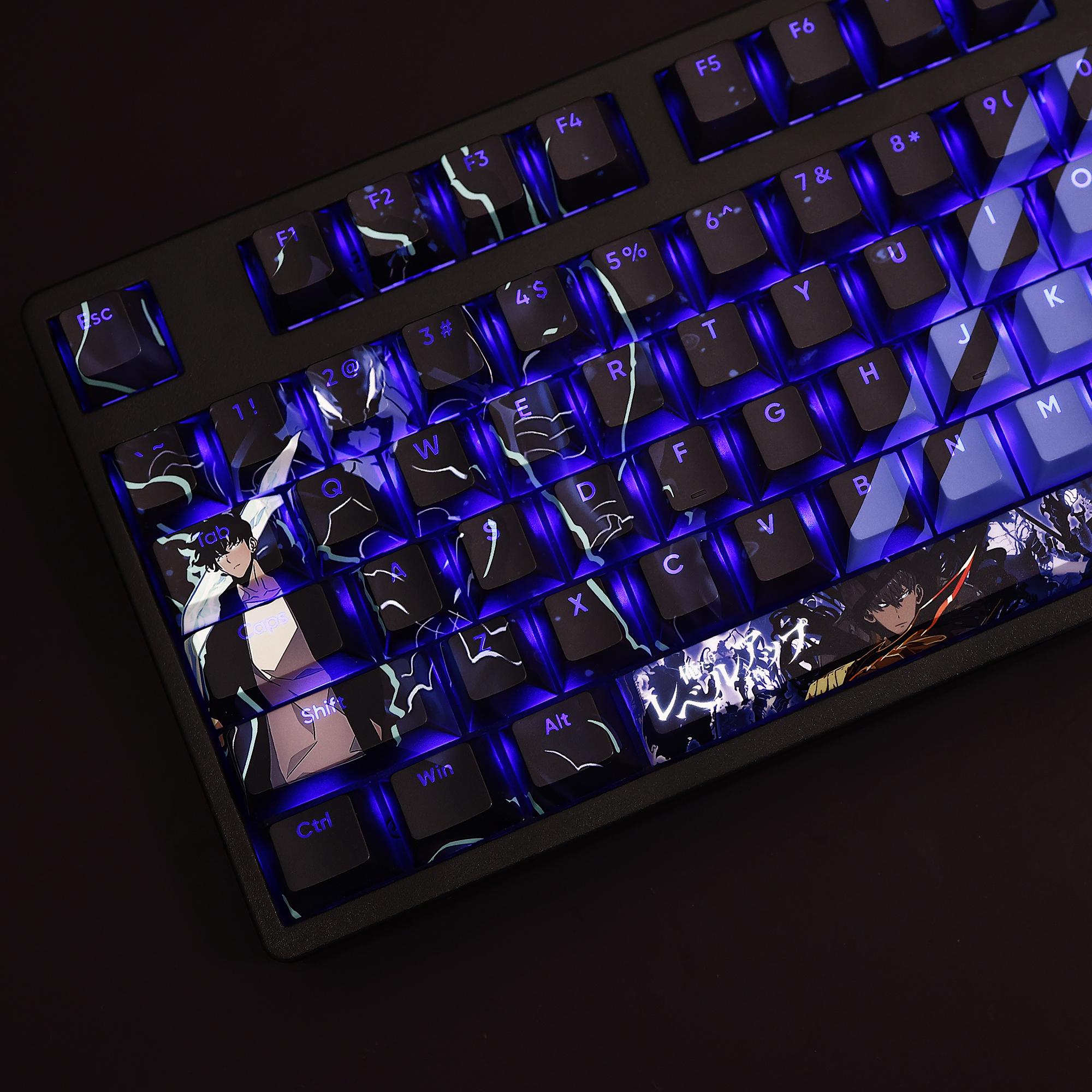 Solo Leveling Keycaps 108 Key PBT Set Anime - Etsy