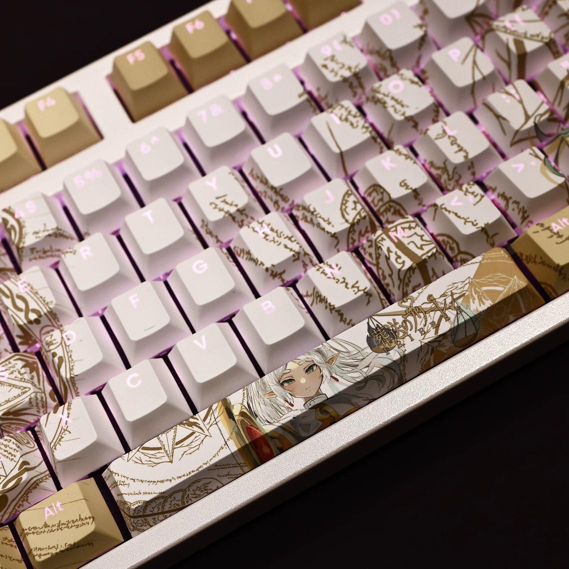 Frieren Keycaps 108-key PBT Set - Etsy