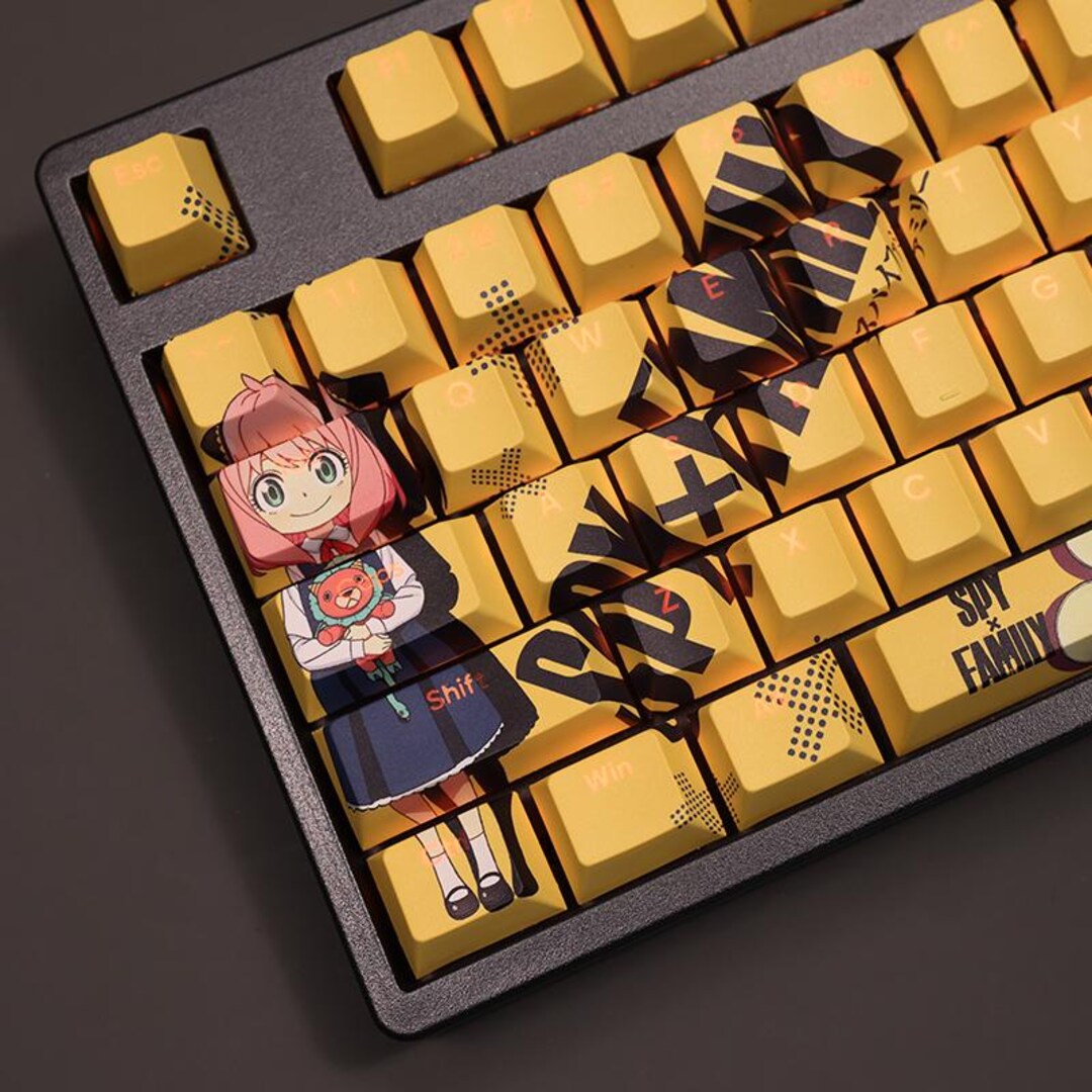 Spy X Family Anya Keycaps PBT Dye Sub OEM Profile 108 Keys - Etsy UK