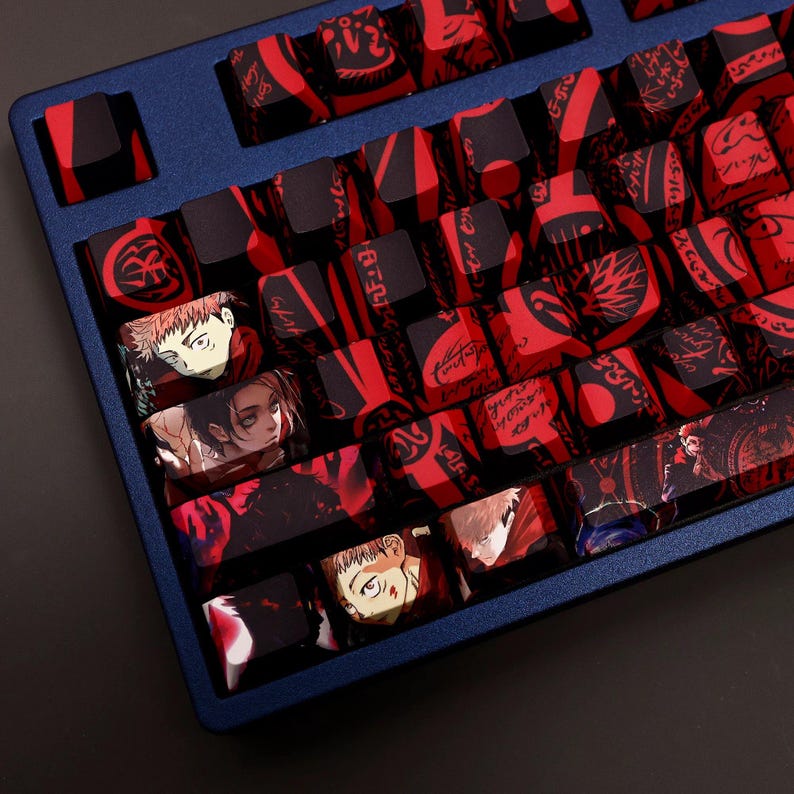 Jujutsu Kaisen Keycaps 108 Key PBT OEM Profile Set - Etsy