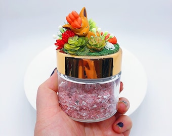 Alolan Vulpix Terrarium Jar | Etsy