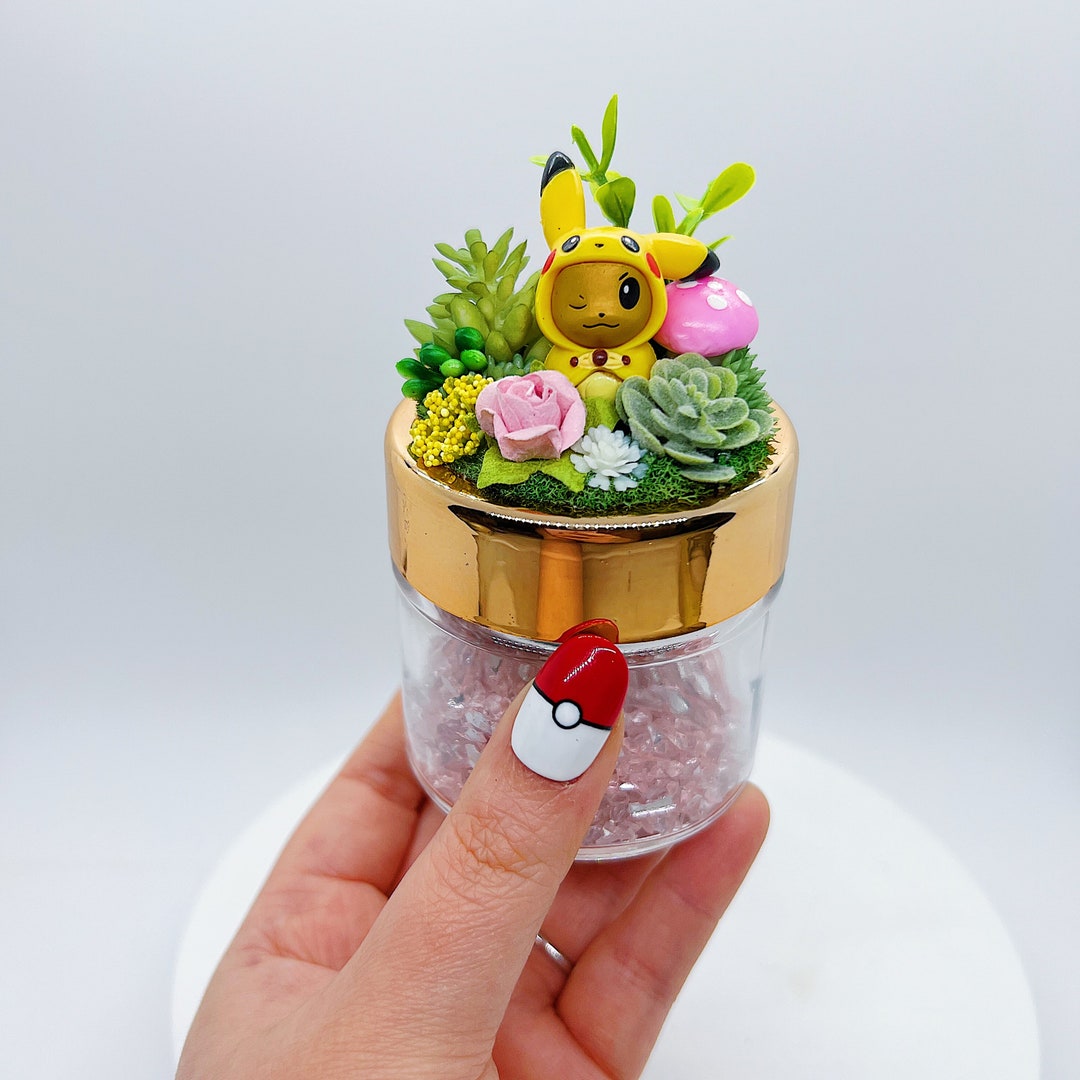 Pikachu Poncho Eevee Terrarium Jar - Etsy