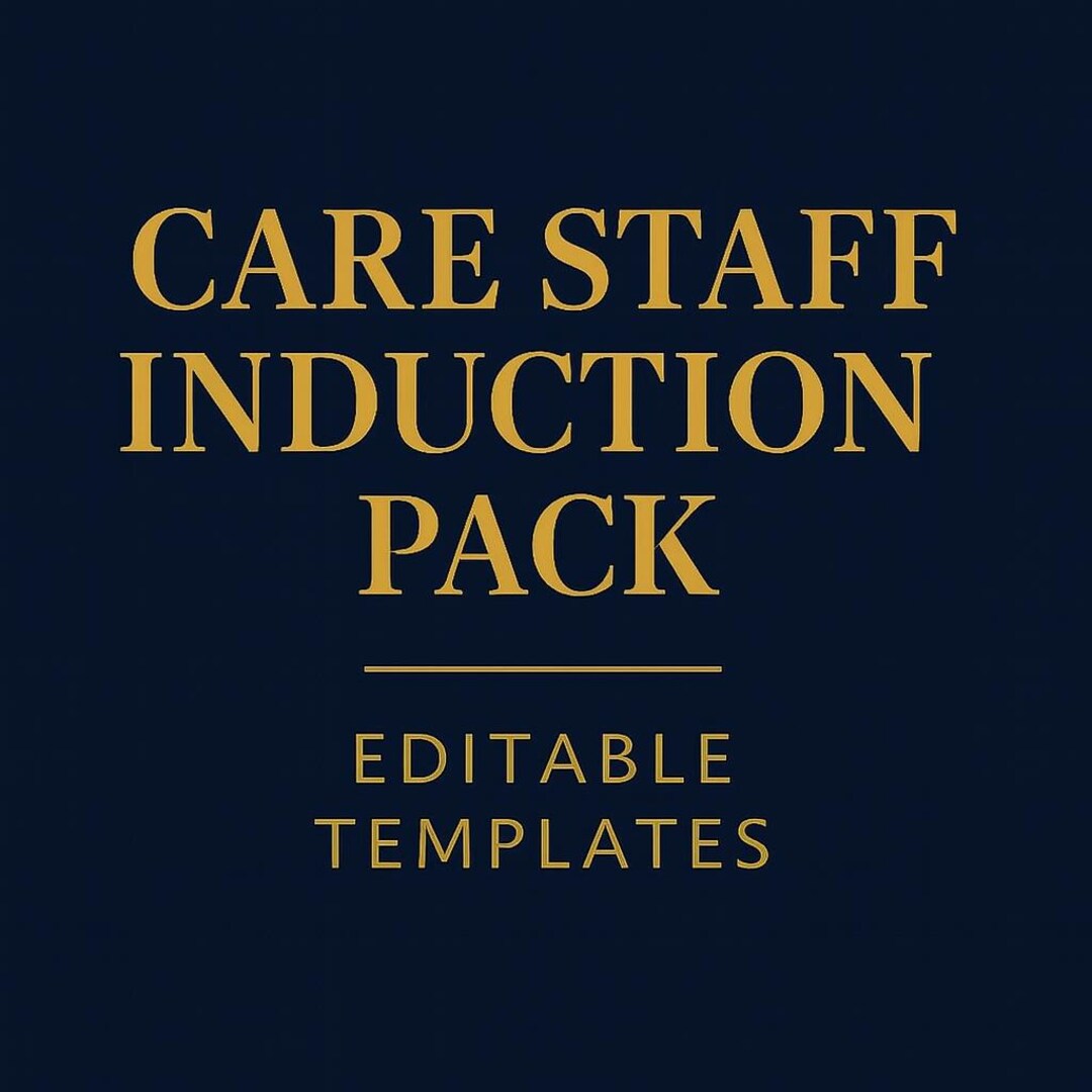 Staff Induction Pack | Starter Forms, Checklists & Plan - Etsy