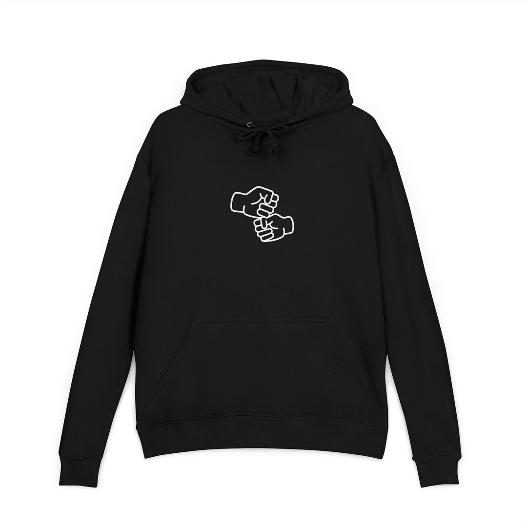 The Pound Bros Center Chest White Logo Hoodie | Pound Bros Icon Graphic ...