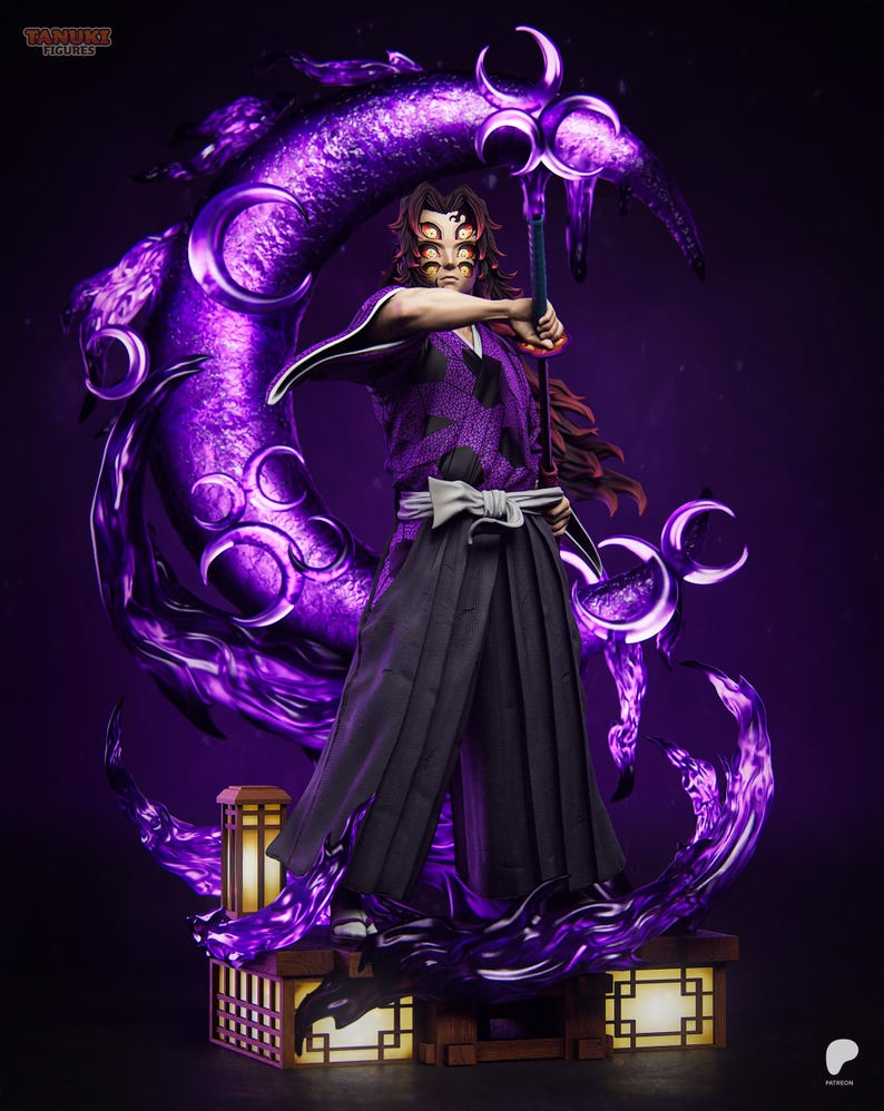 Kokushibo, Demon Slayer, Model by Tanukifigures Sculpts, 3D Printed ...