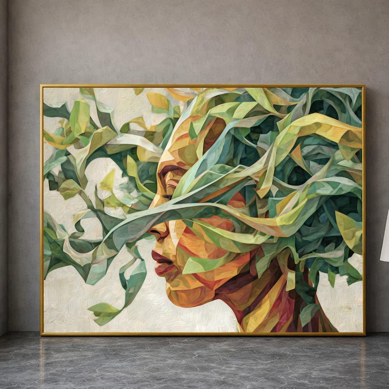 Abstract Art of Faces - Etsy